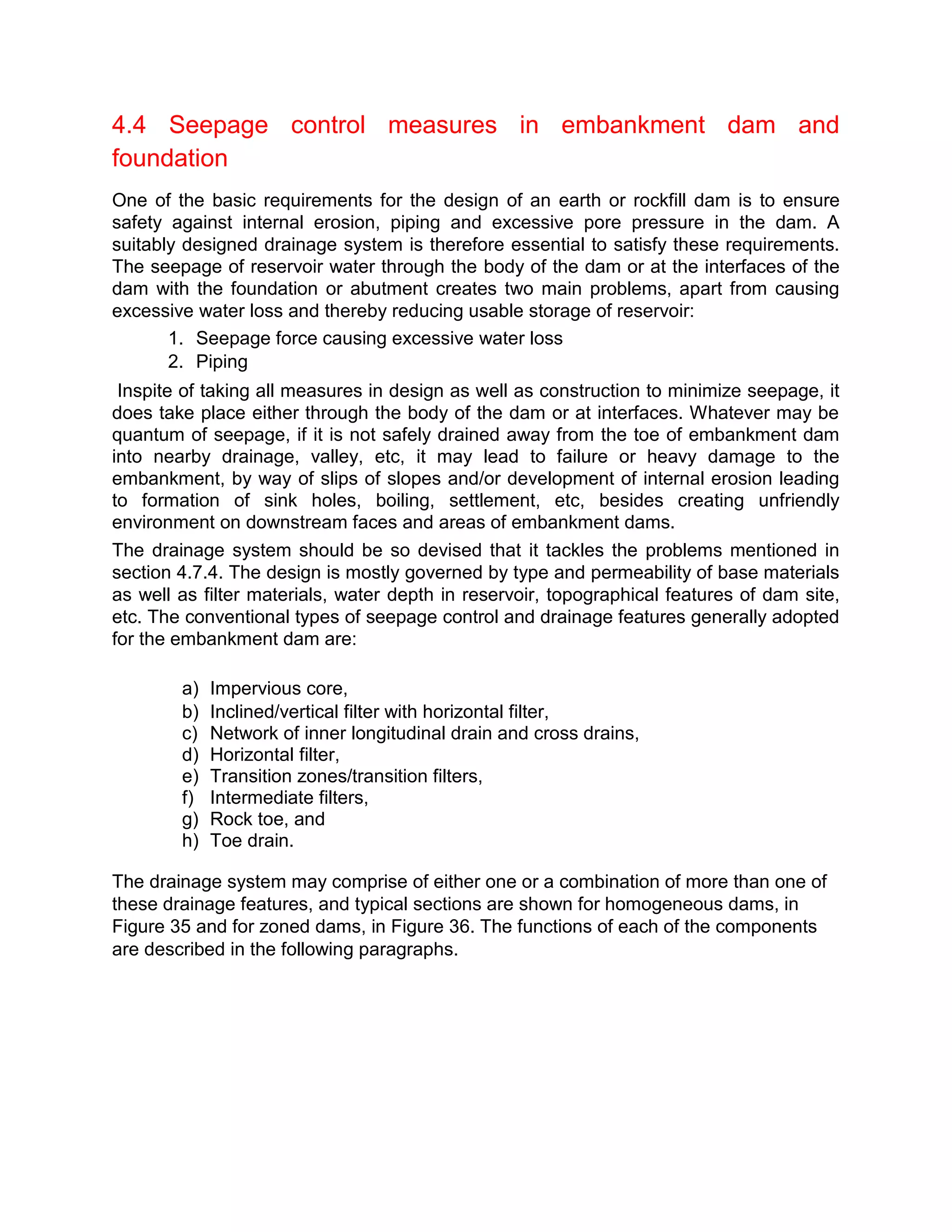 Chapter 4 embankment dams | PDF