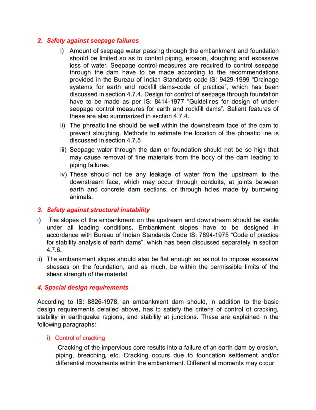Chapter 4 embankment dams | PDF | Geology | Science
