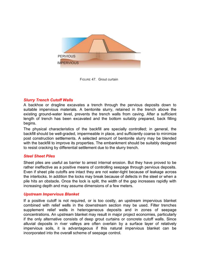 Chapter 4 embankment dams | PDF | Geology | Science