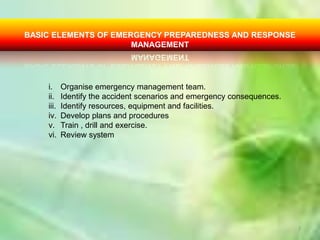 Chapter4 emergency preparedness | PPTX