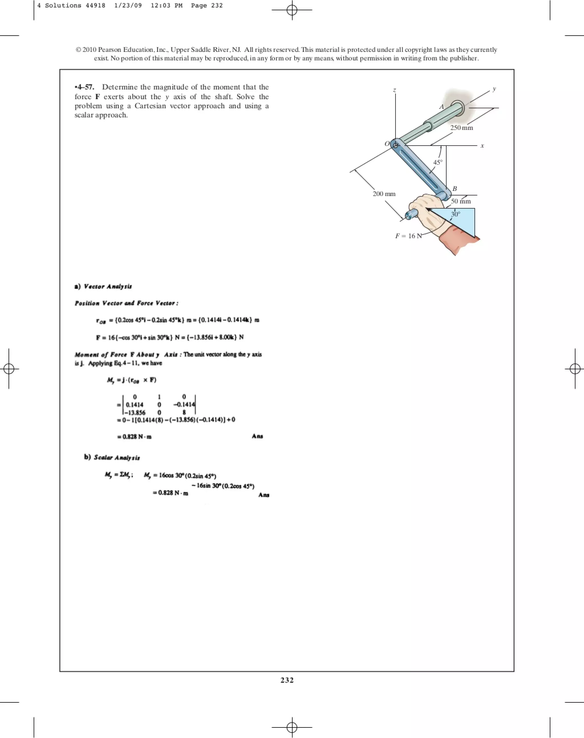 Chapter 4 engineering mechanics statics r c-hibbeler 12th edition ...