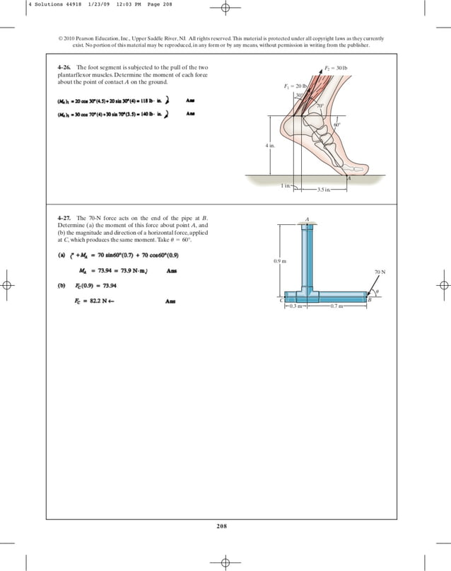 Chapter 4 engineering mechanics statics r c-hibbeler 12th edition ...