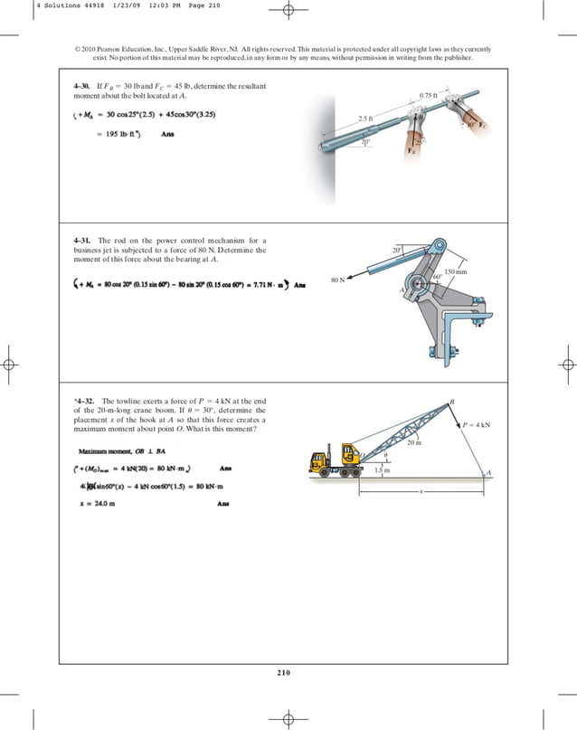 Chapter 4 engineering mechanics statics r c-hibbeler 12th edition ...