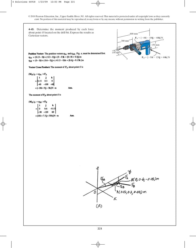Chapter 4 engineering mechanics statics r c-hibbeler 12th edition solution pdf | PDF
