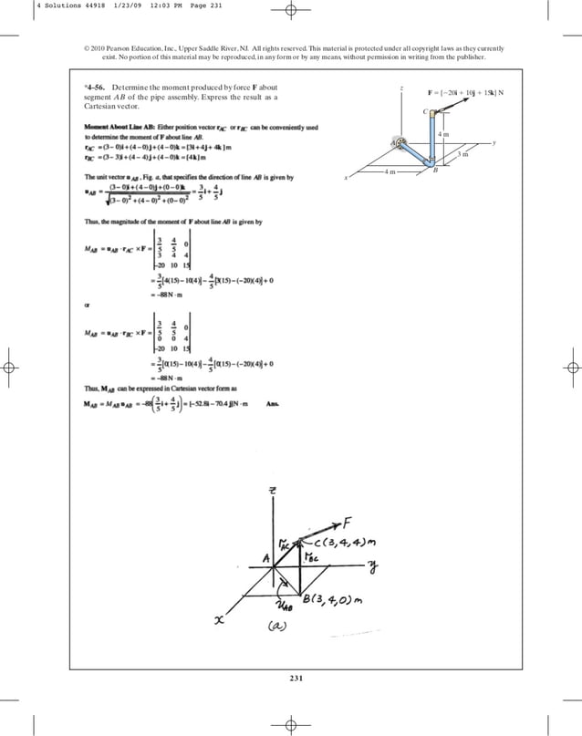 Chapter 4 engineering mechanics statics r c-hibbeler 12th edition solution pdf | PDF