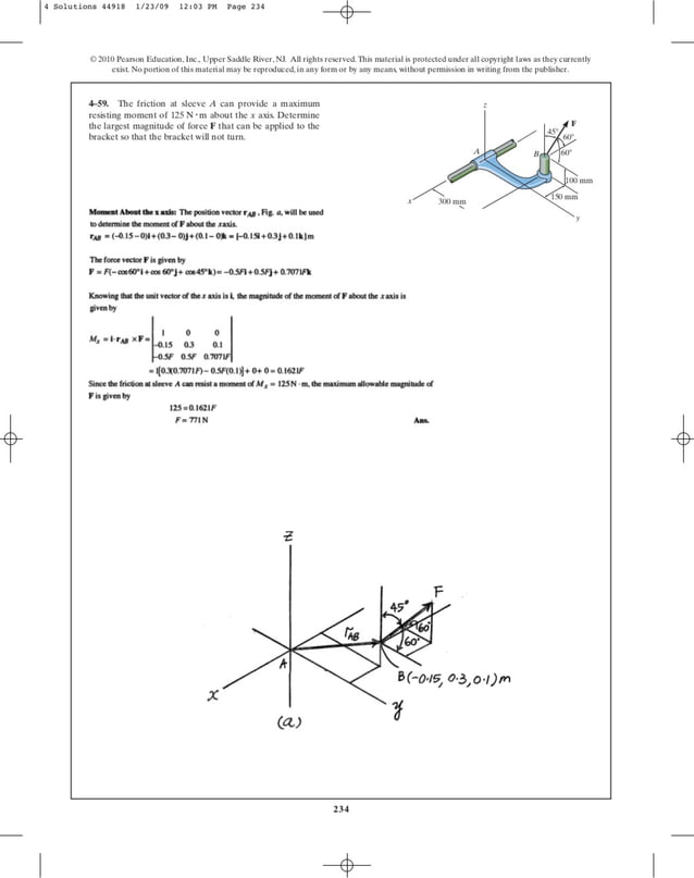 Chapter 4 engineering mechanics statics r c-hibbeler 12th edition solution pdf | PDF
