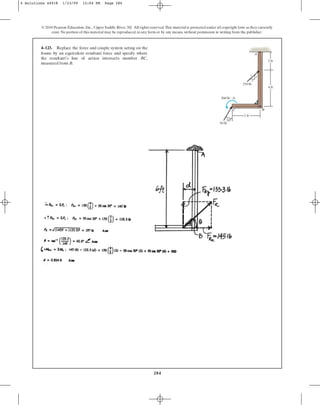 Chapter 4 engineering mechanics statics r c-hibbeler 12th edition ...