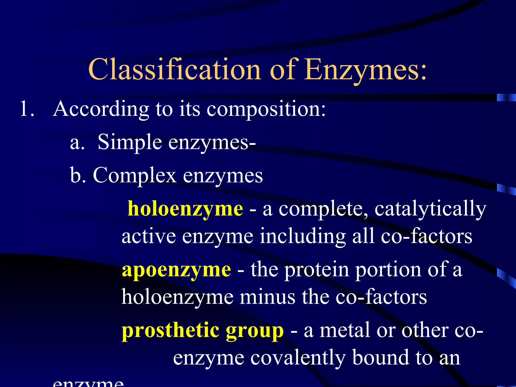 Chapter 4 enzymes | PPT
