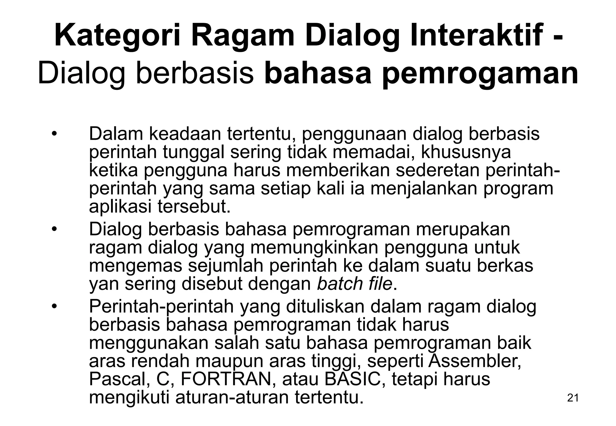 Interaksi manusia dan komputer (sejarah perkembangan komputer) | PPT