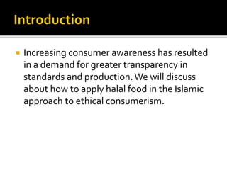 Chapter 4: Islamic Ethics in Consumerism | PPTX | Islam | Religion ...