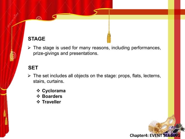 Chapter 4 Event Staging | PPTX | Food & Drink