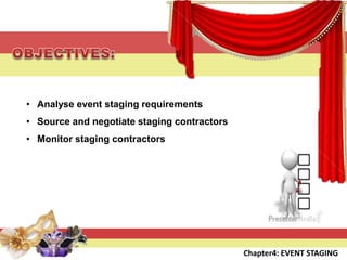 Chapter 4 Event Staging | PPTX
