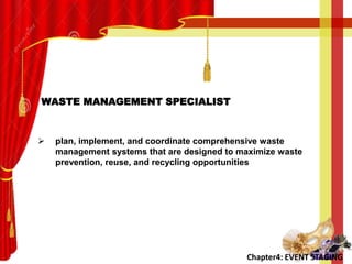 Chapter 4 Event Staging | PPTX