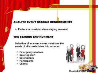 Chapter 4 Event Staging | PPTX