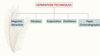 CHAPTER 4 EXPLORING DIVERSITY OF MATTER USING SEPARATION TECHNIQUES.pptx