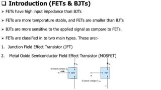 Field Effect Transistor of the known jfet | PPT