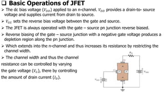 Field Effect Transistor of the known jfet | PPT