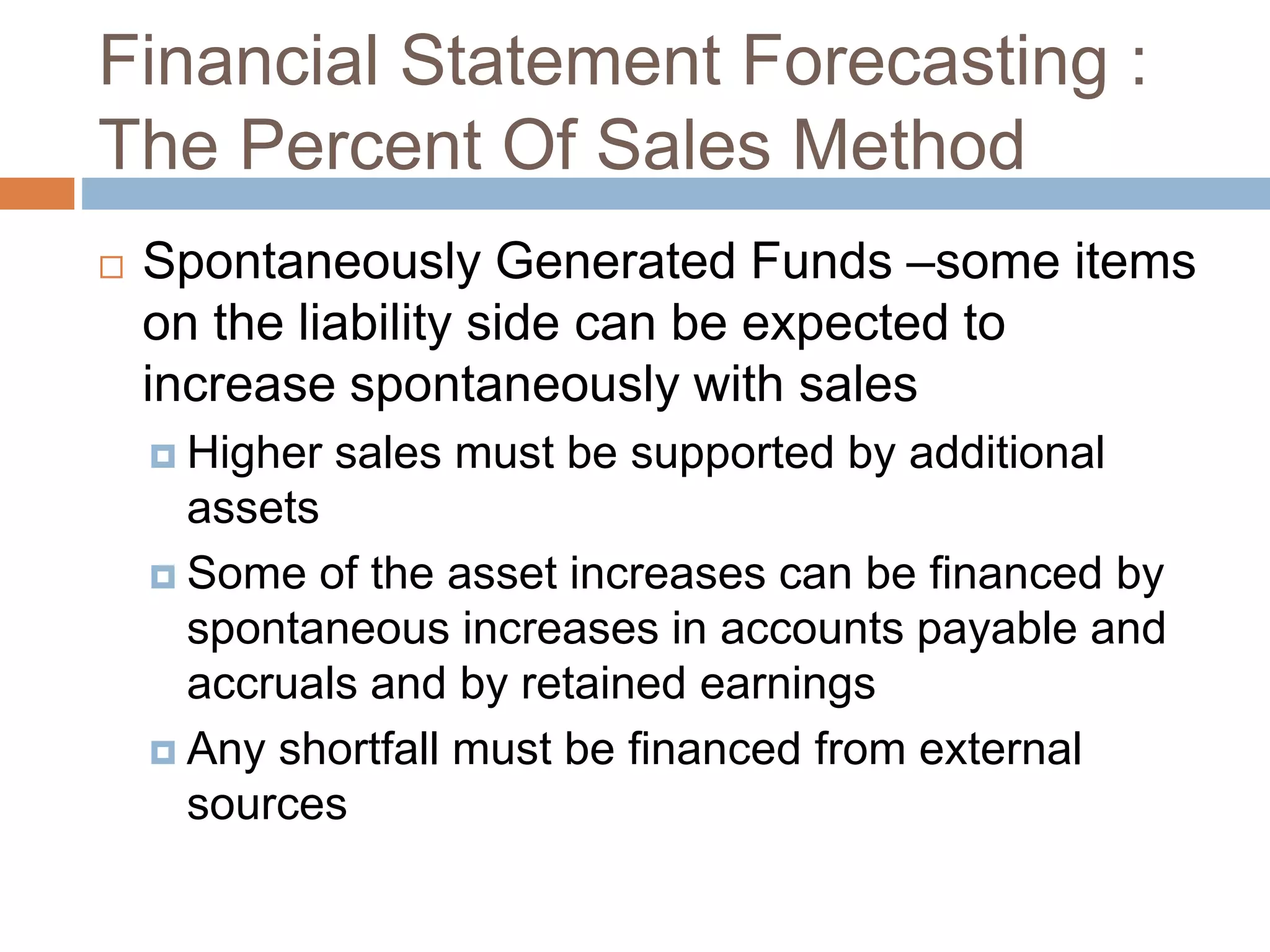 Chapter 4 financial planning and forecasting | PPTX