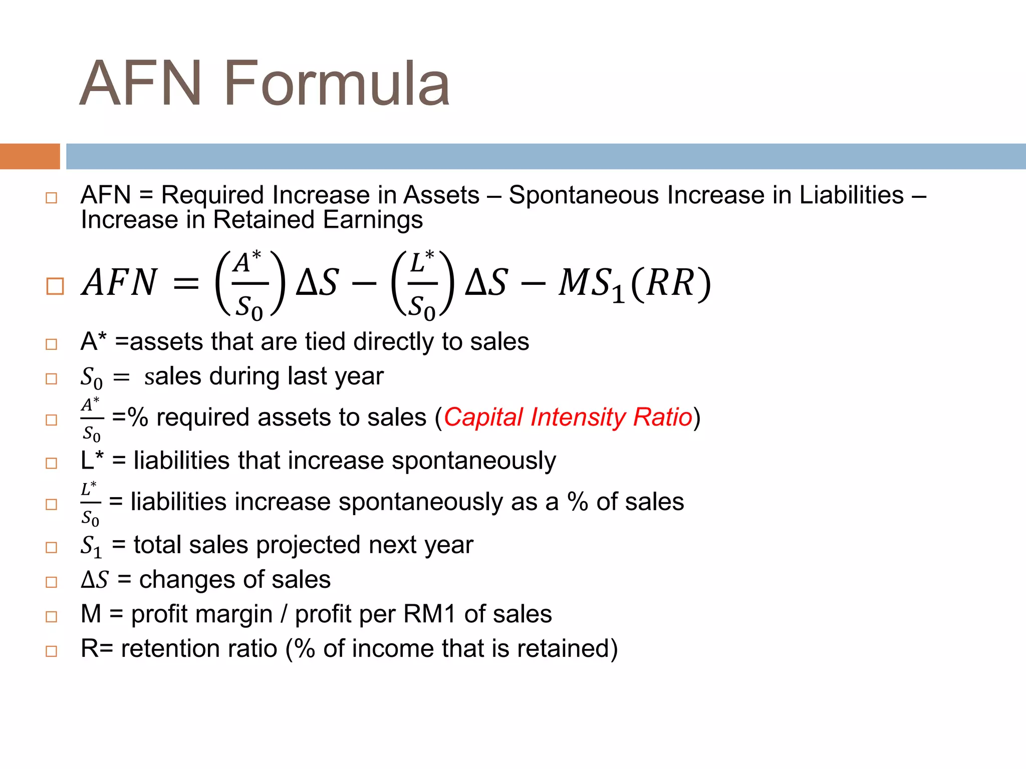 Chapter 4 financial planning and forecasting | PPTX