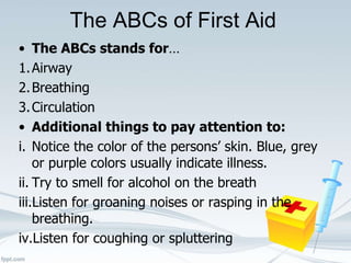 CHAPTER 4 First Aid.ppt