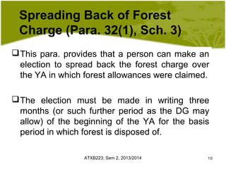 Chapter 4 forest allowance stds | PPT