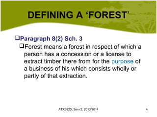 Chapter 4 forest allowance stds | PPT