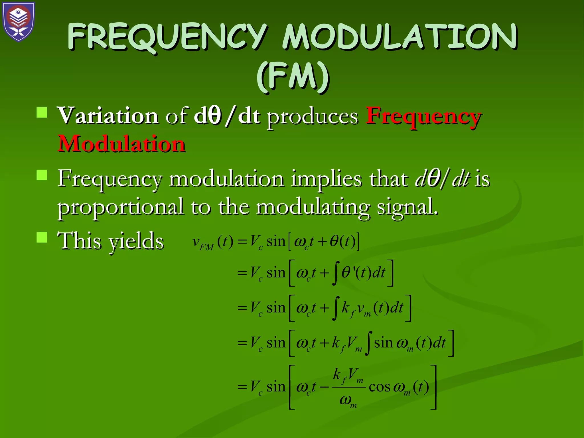 Chapter 4 frequency modulation | PPT | Dance and Electronic Music | Music
