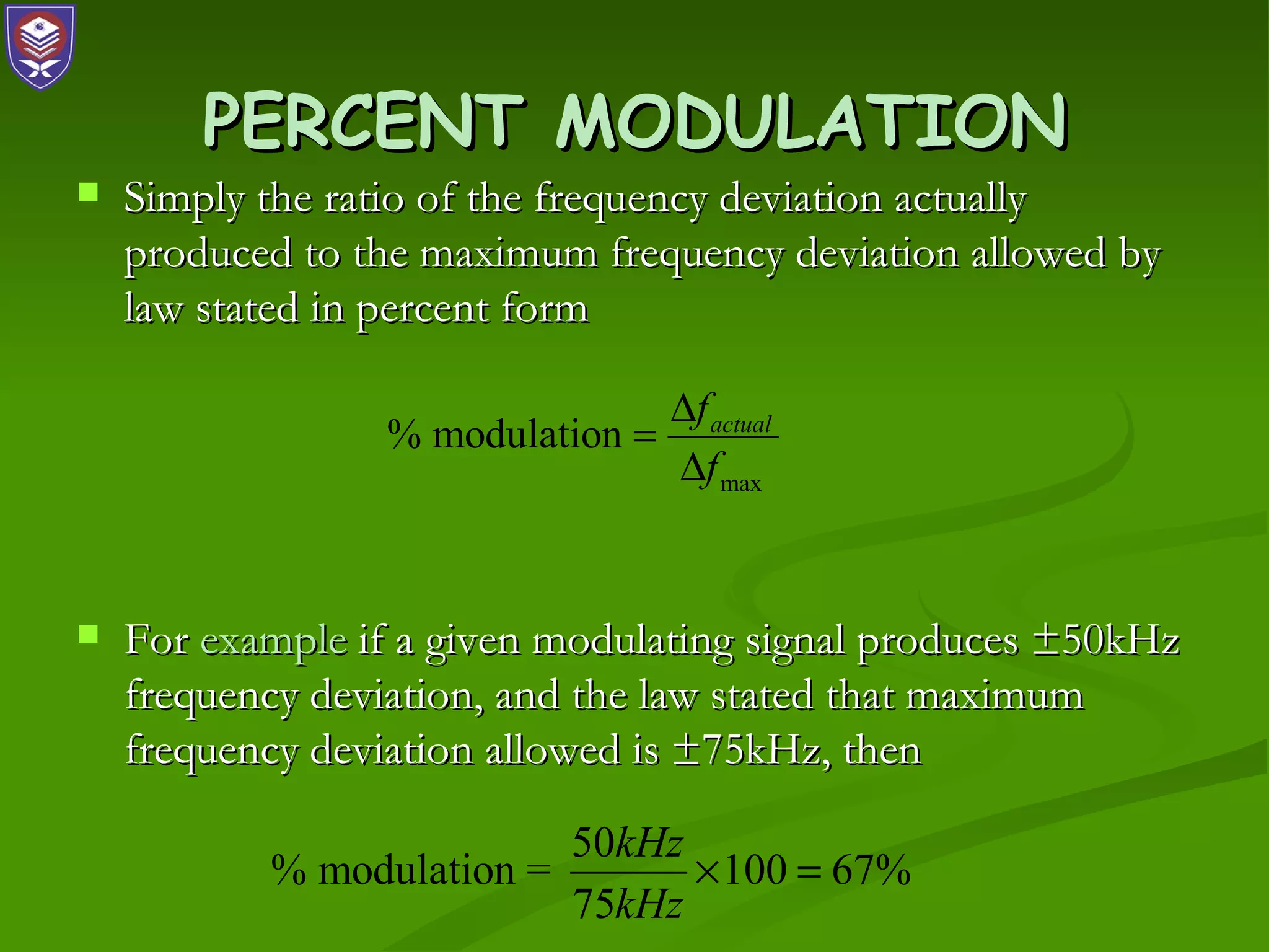 Chapter 4 frequency modulation | PPT