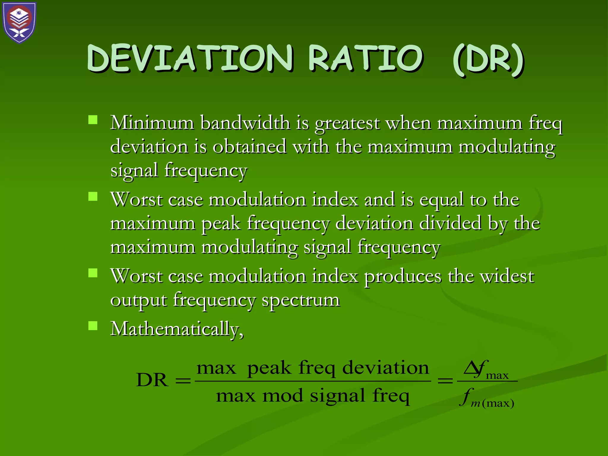 Chapter 4 frequency modulation | PPT