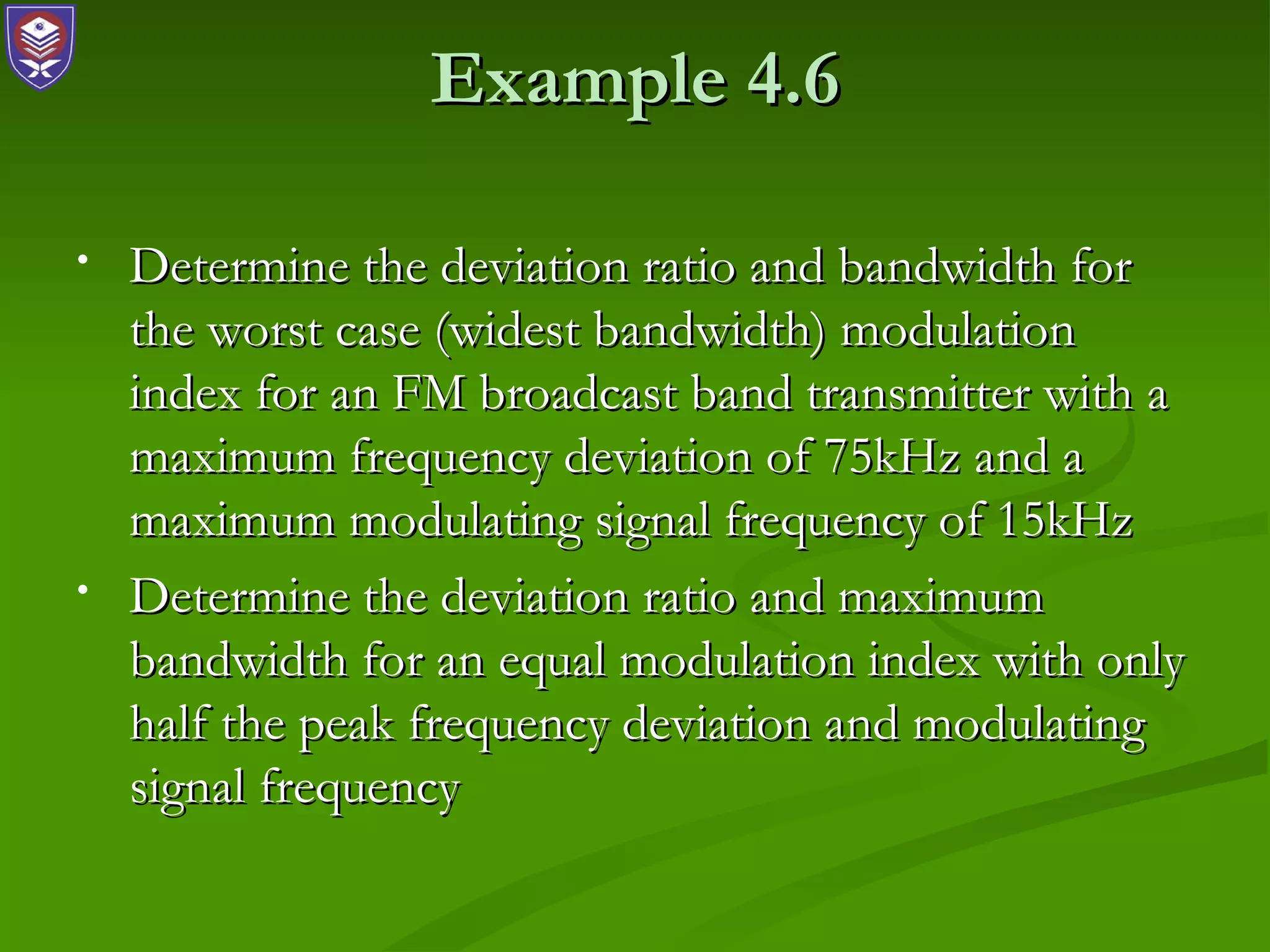 Chapter 4 frequency modulation | PPT