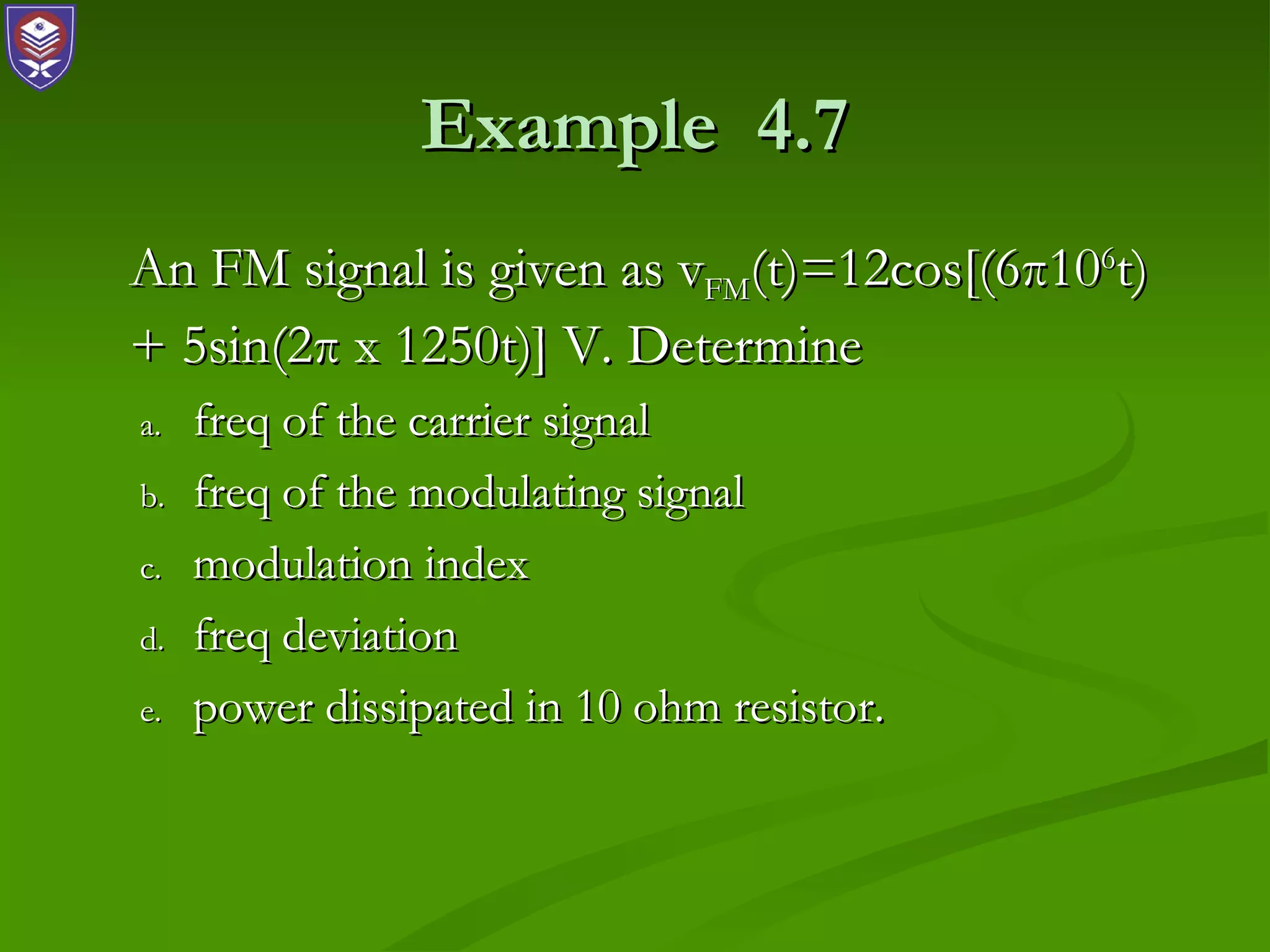 Chapter 4 frequency modulation | PPT | Dance and Electronic Music | Music