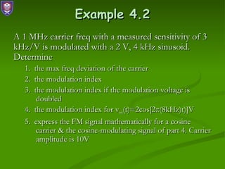 Chapter 4 frequency modulation | PPT