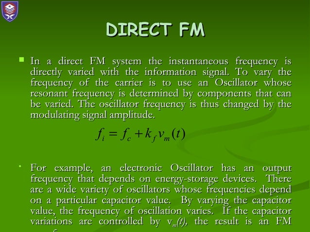 Chapter 4 frequency modulation | PPT | Dance and Electronic Music | Music