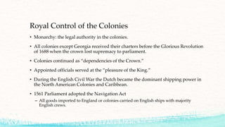 Chapter 4 from colonies to states 1607 1776 | PPT