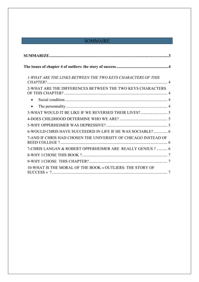 Chapter 4 from outliers: Story of success | PDF