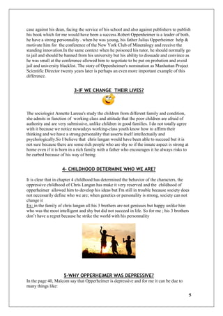 Chapter 4 from outliers: Story of success | PDF