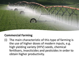 Chapter - 4, Agriculture, Geography, Social Science, Class 10 | PDF