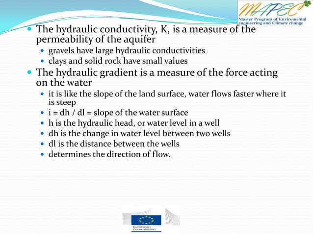 Chapter 4 groundwater hydrology | PPTX