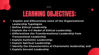 ORGANIZATIONAL LEADERSHIP PRESENTATION IN EDUCATION | PPT