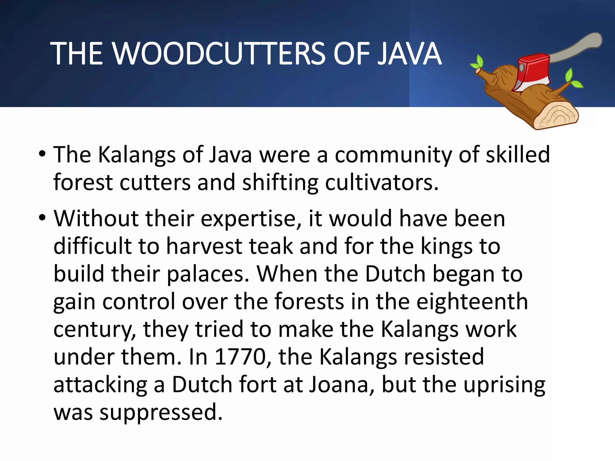 Chapter - 4, Forest Society and Colonialism, History, Social Science, Class 9 | PDF