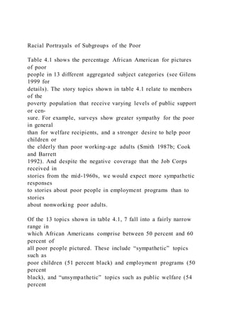 chapter 4How the Poor Became BlackThe Racialization of | DOCX