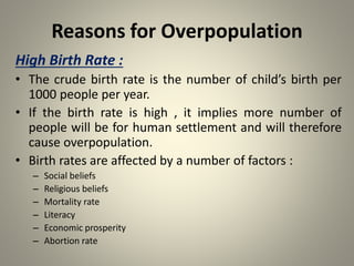 human population environment | PPTX