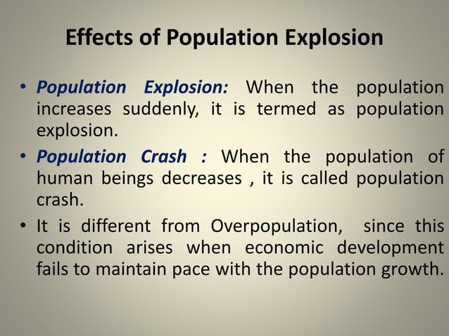 human population environment | PPTX