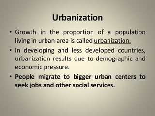 human population environment | PPTX