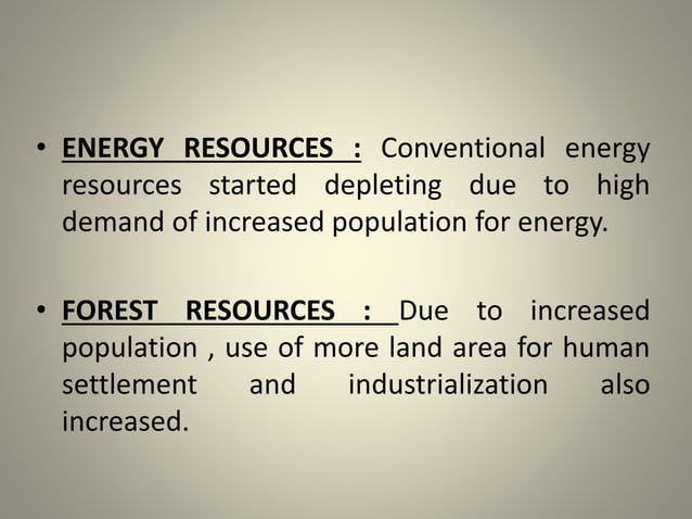 human population environment | PPTX