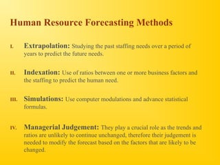 Chapter # 4 Human Resource Planning.pptb | Human Resources | Business