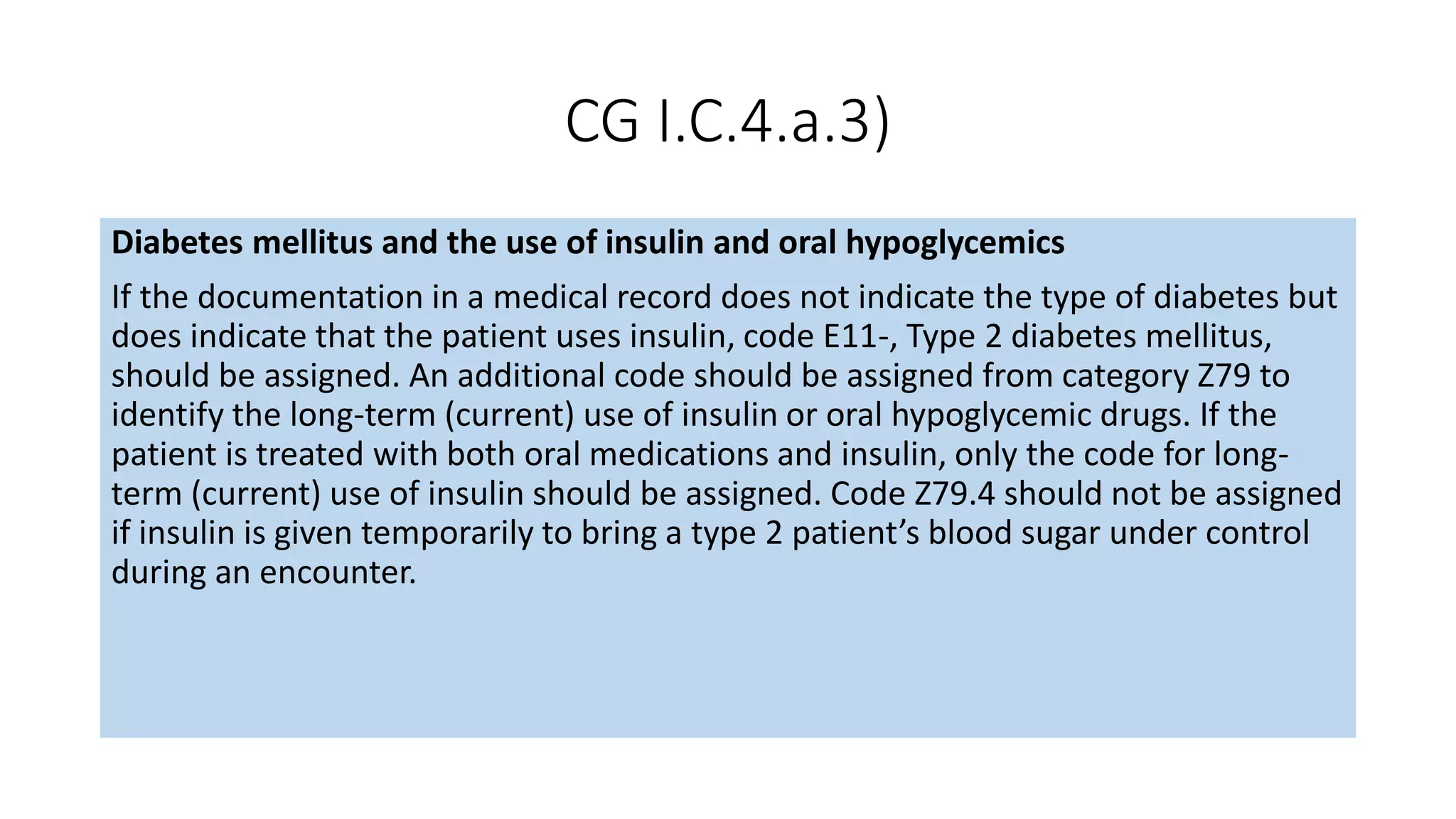 Chapter 4 ICD-10-CM Coding Guidelines | PDF