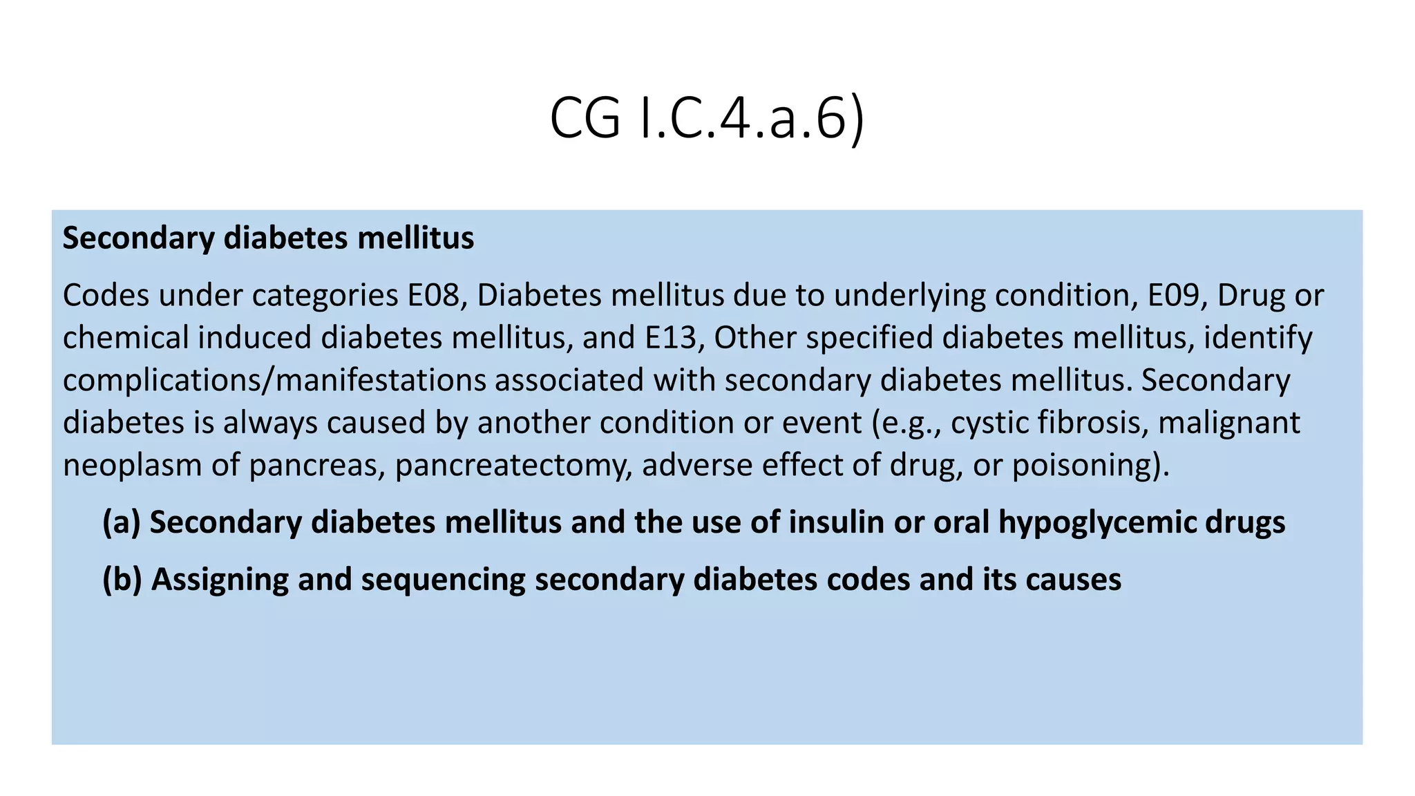 Chapter 4 ICD-10-CM Coding Guidelines | PDF