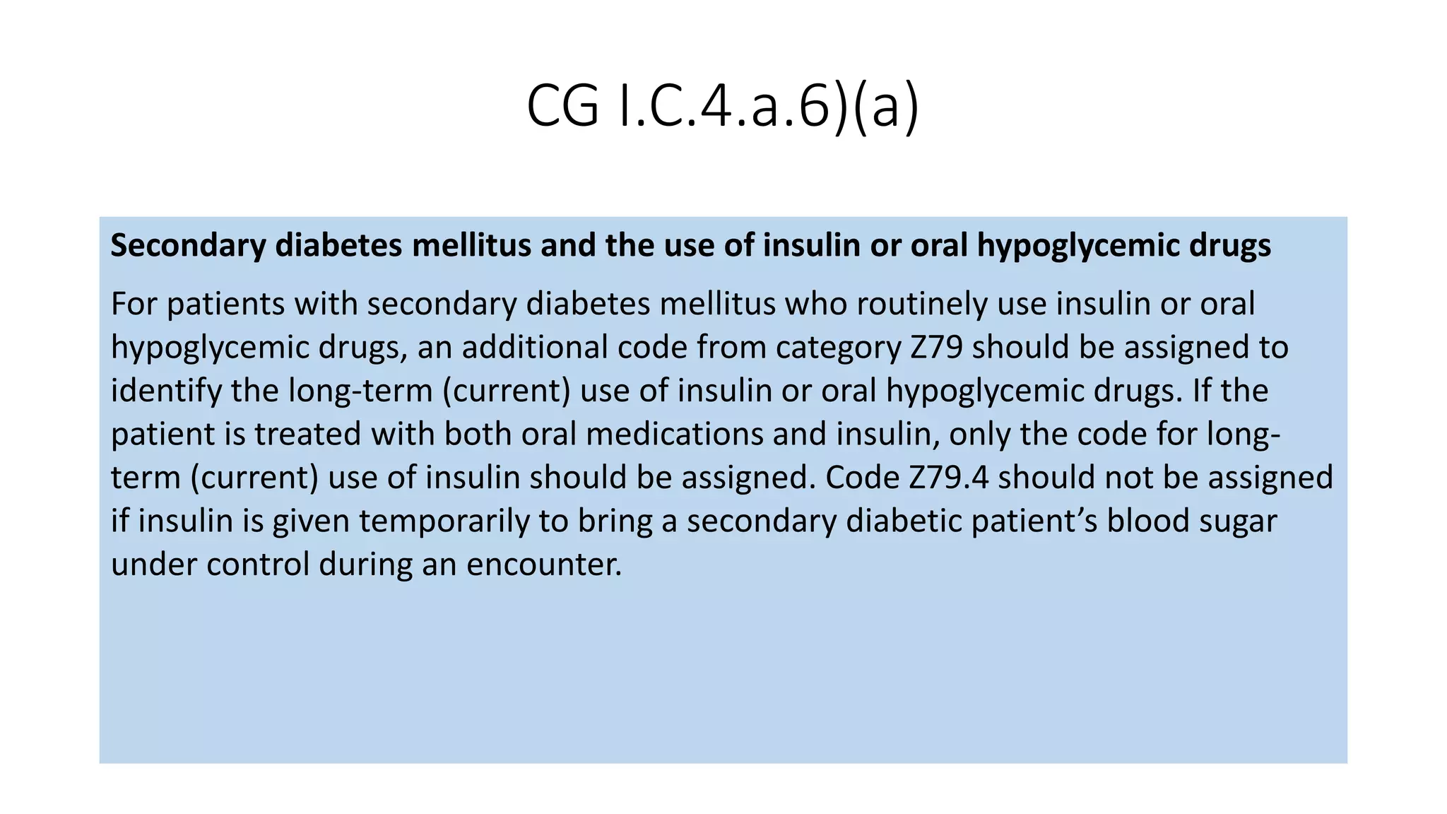 Chapter 4 ICD-10-CM Coding Guidelines | PDF