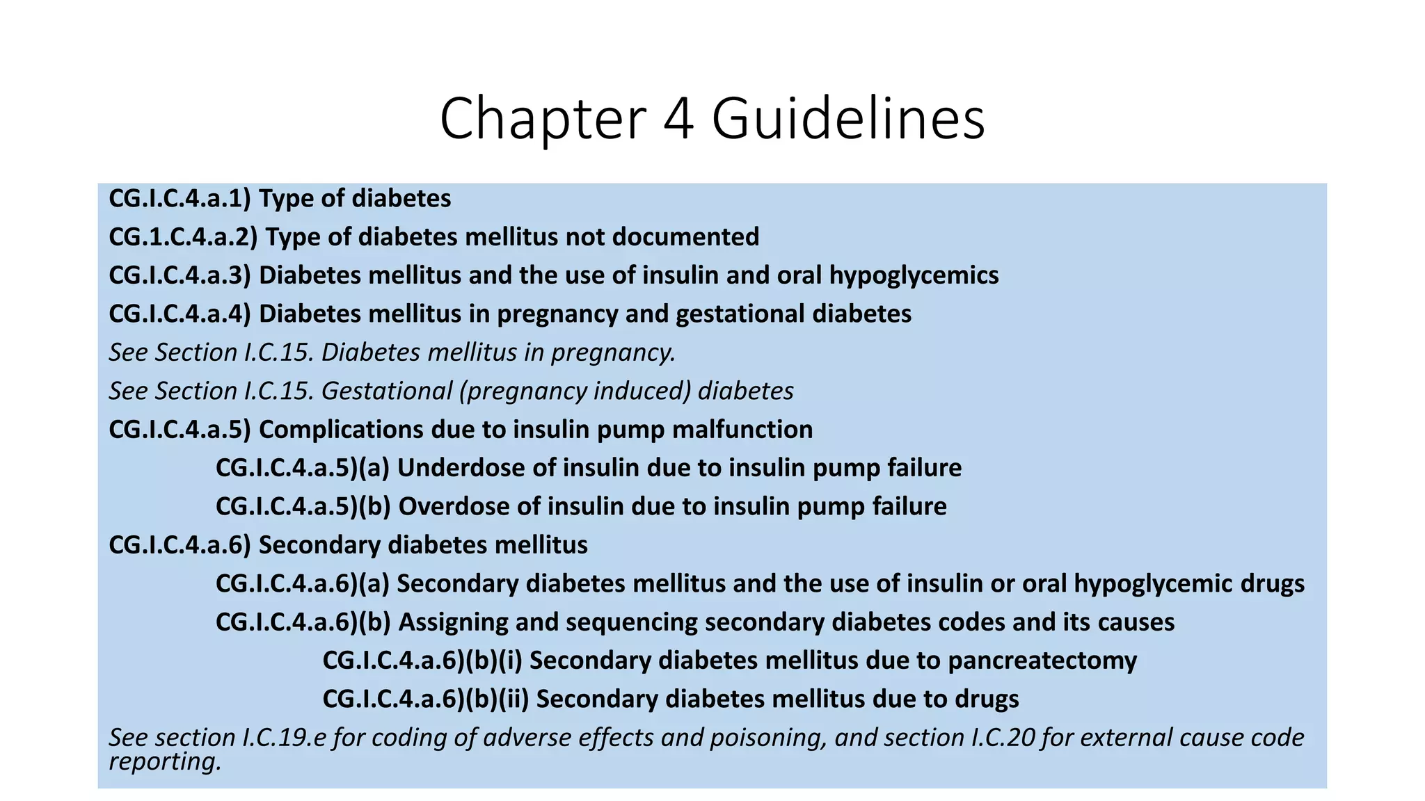 Chapter 4 Icd 10 Cm Coding Guidelines Ppt